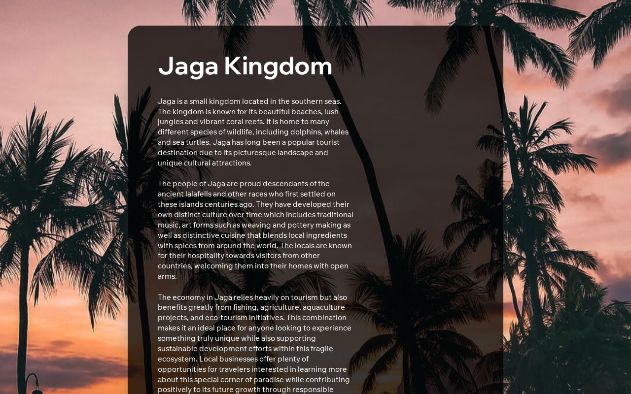 Jaga Kingdom